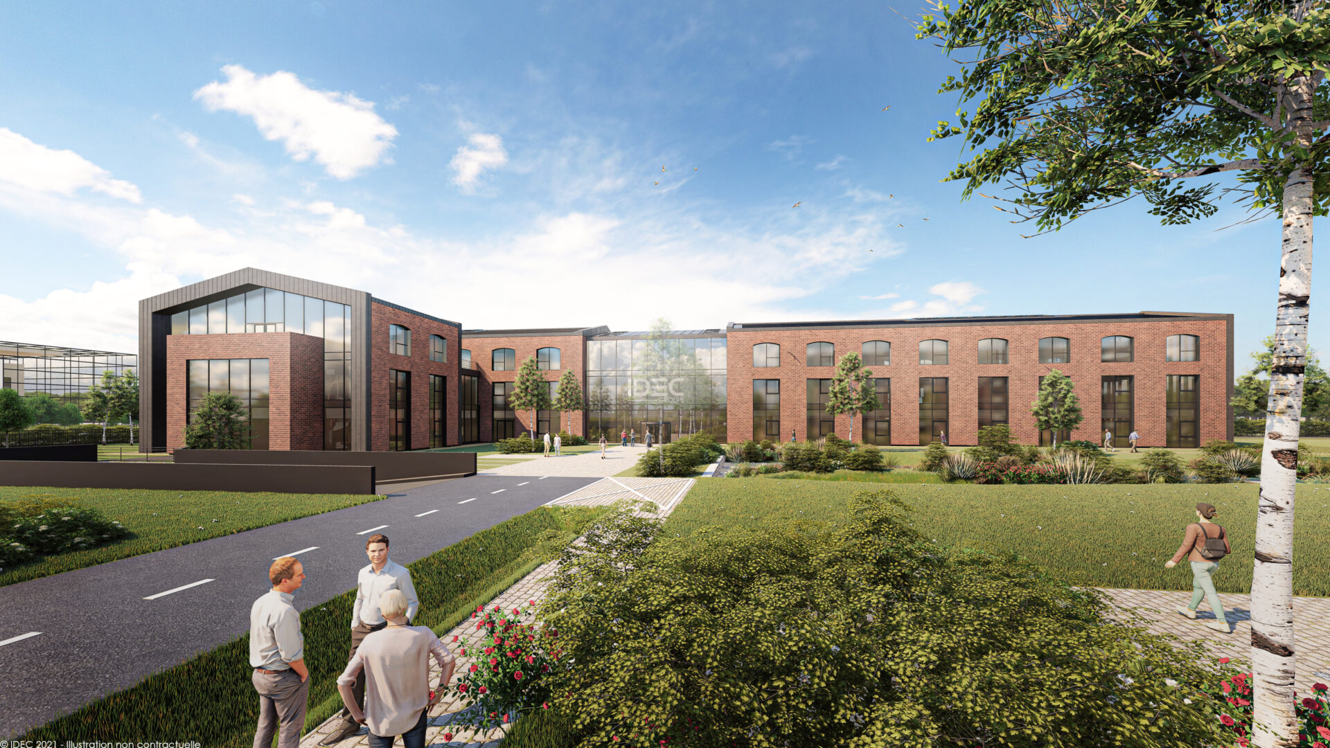 LE GROUPE IDEC POSE LA 1ERE BRIQUE D’UN CAMPUS INNOVANT ET AMBITIEUX A LA CHAUSSEE-SAINT-VICTOR ...